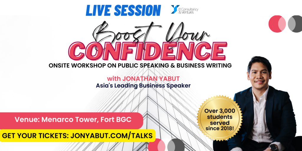 Workshops & Courses - Jonathan Yabut | The Apprentice Asia Winner | Top ...