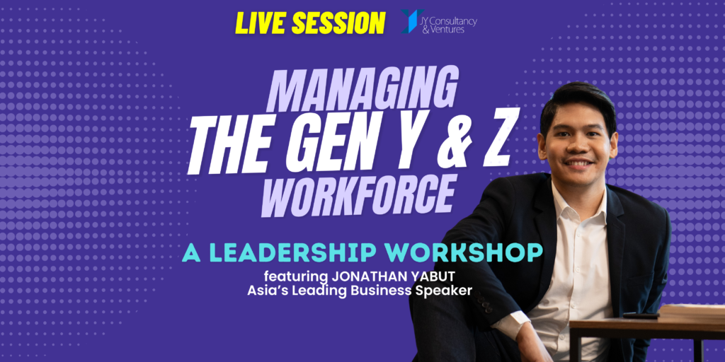 Workshops & Courses - Jonathan Yabut | The Apprentice Asia Winner | Top Asian Motivational ...