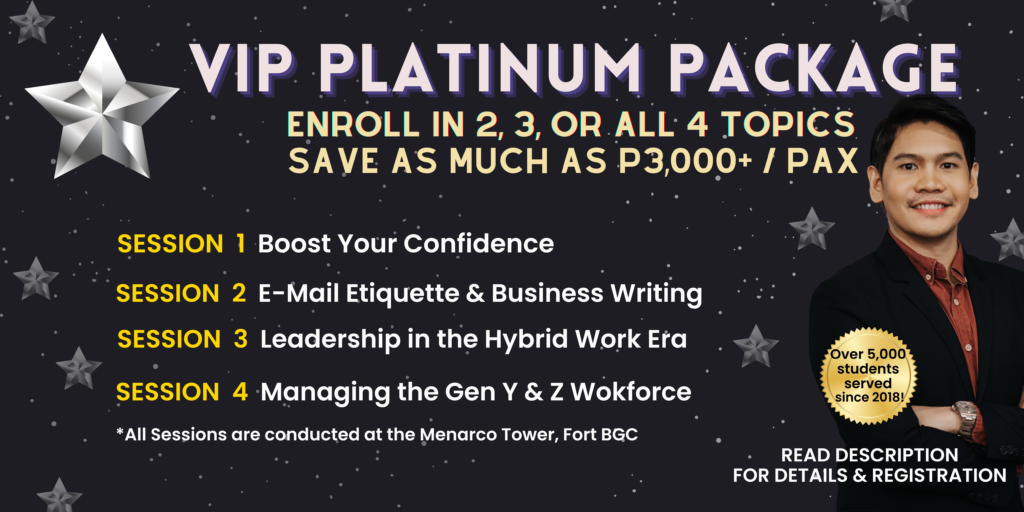 Workshops & Courses - Jonathan Yabut | The Apprentice Asia Winner | Top Asian Motivational Speaker