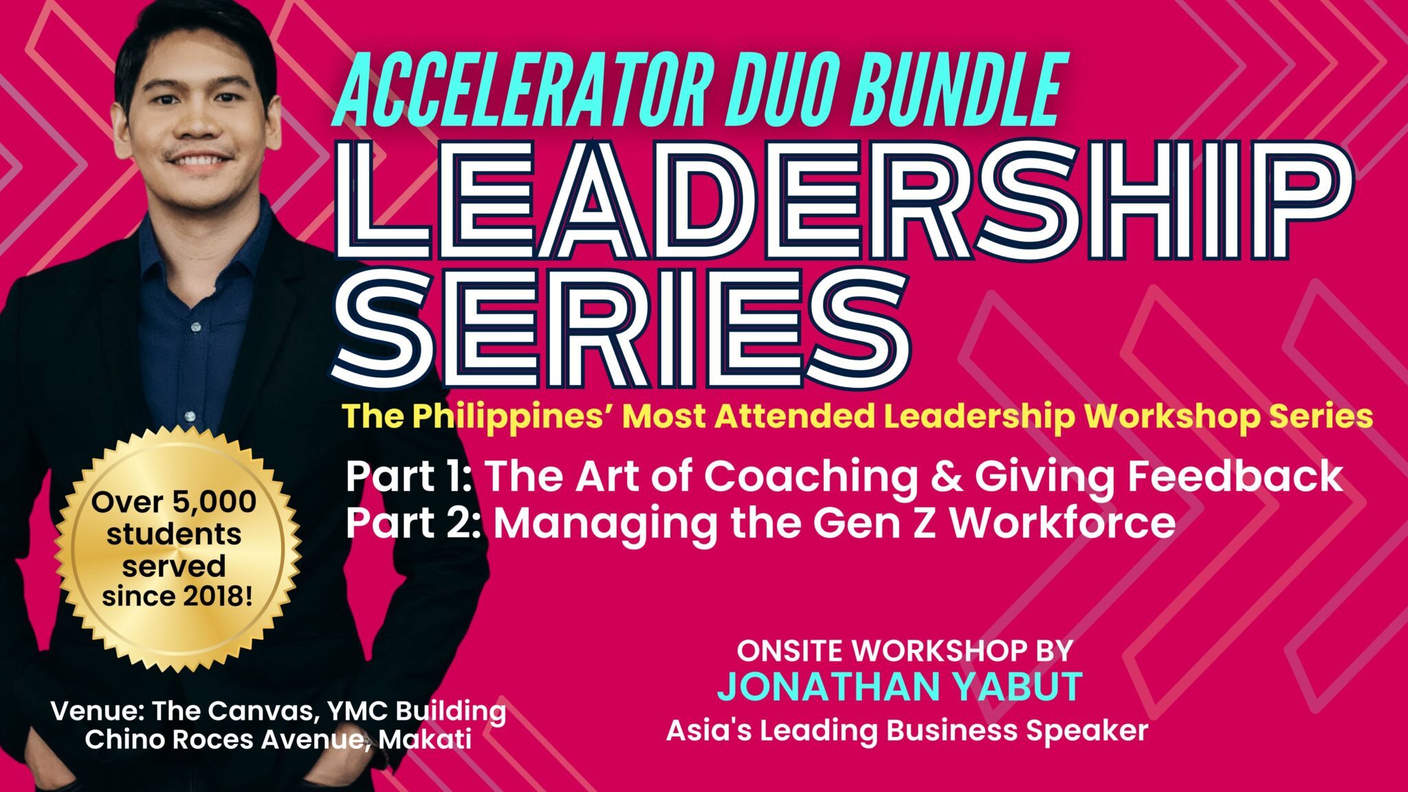 Workshops & Courses - Jonathan Yabut | The Apprentice Asia Winner | Top Asian Motivational ...