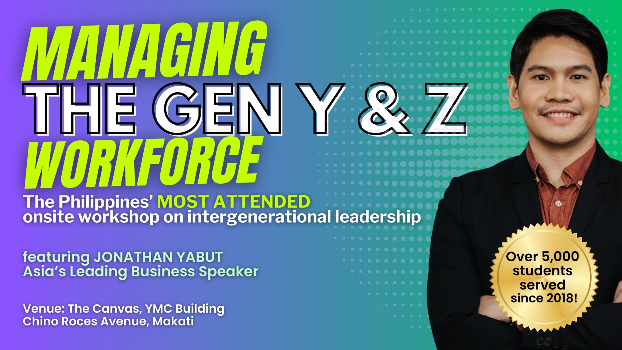 Workshops & Courses - Jonathan Yabut | The Apprentice Asia Winner | Top Asian Motivational ...